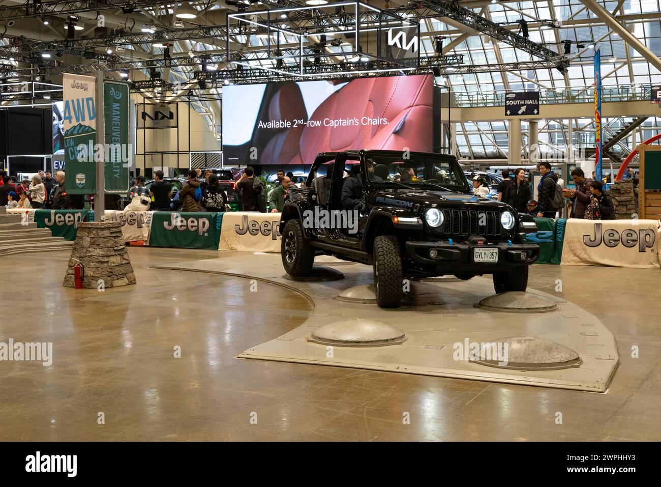 The Jeep Wrangler, an iconic off-road vehicle renowned for its rugged design and unmatched ...