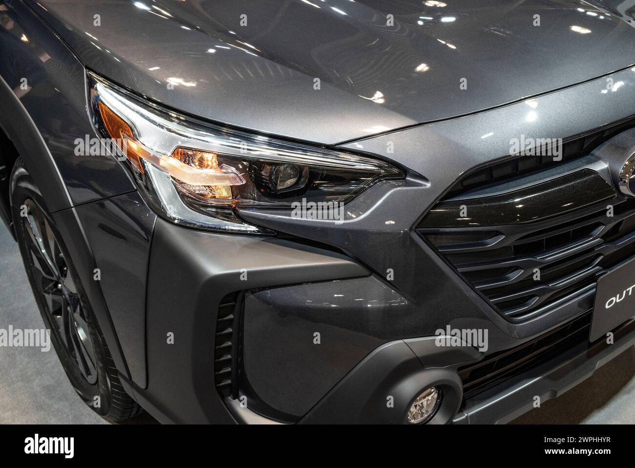 Car headlights serve as essential safety features, illuminating the ...