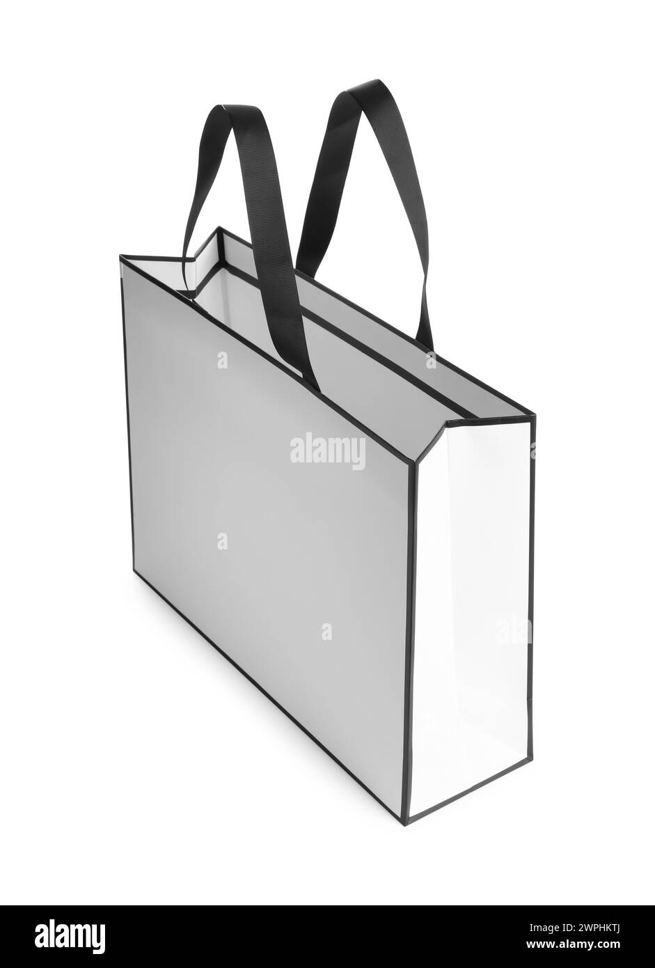 Print on bag Black and White Stock Photos & Images - Alamy