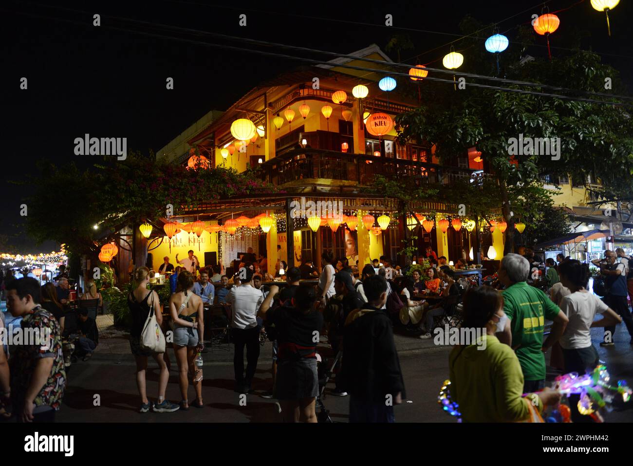 The vibrant Madam Kieu restaurant & bar in An Hoi, Hoi An, Vietnam ...