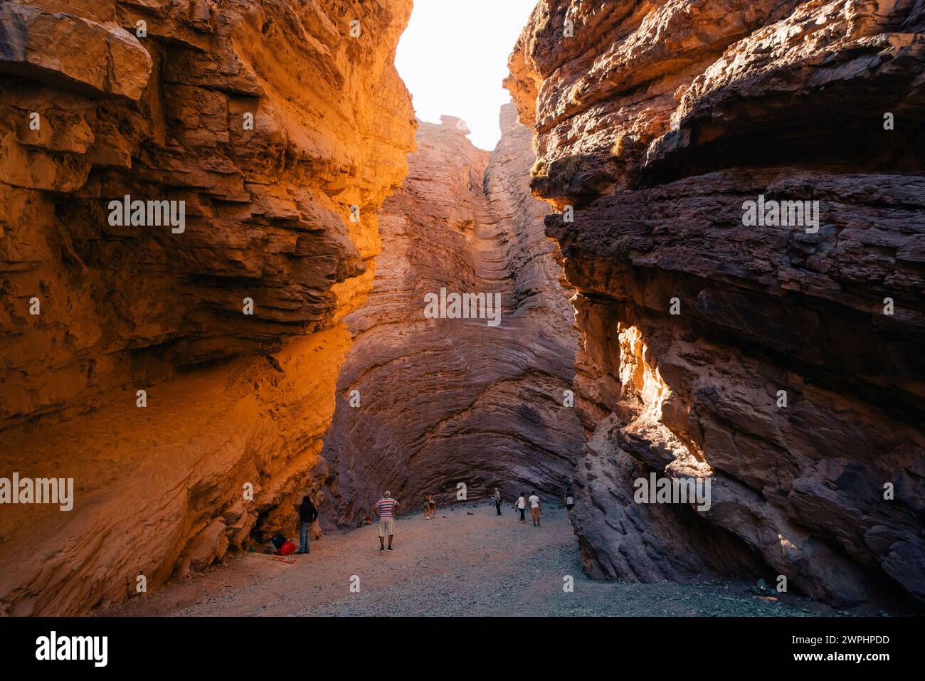 Natural amphitheater in the Quebrada de las Conchas, Cafayate ...