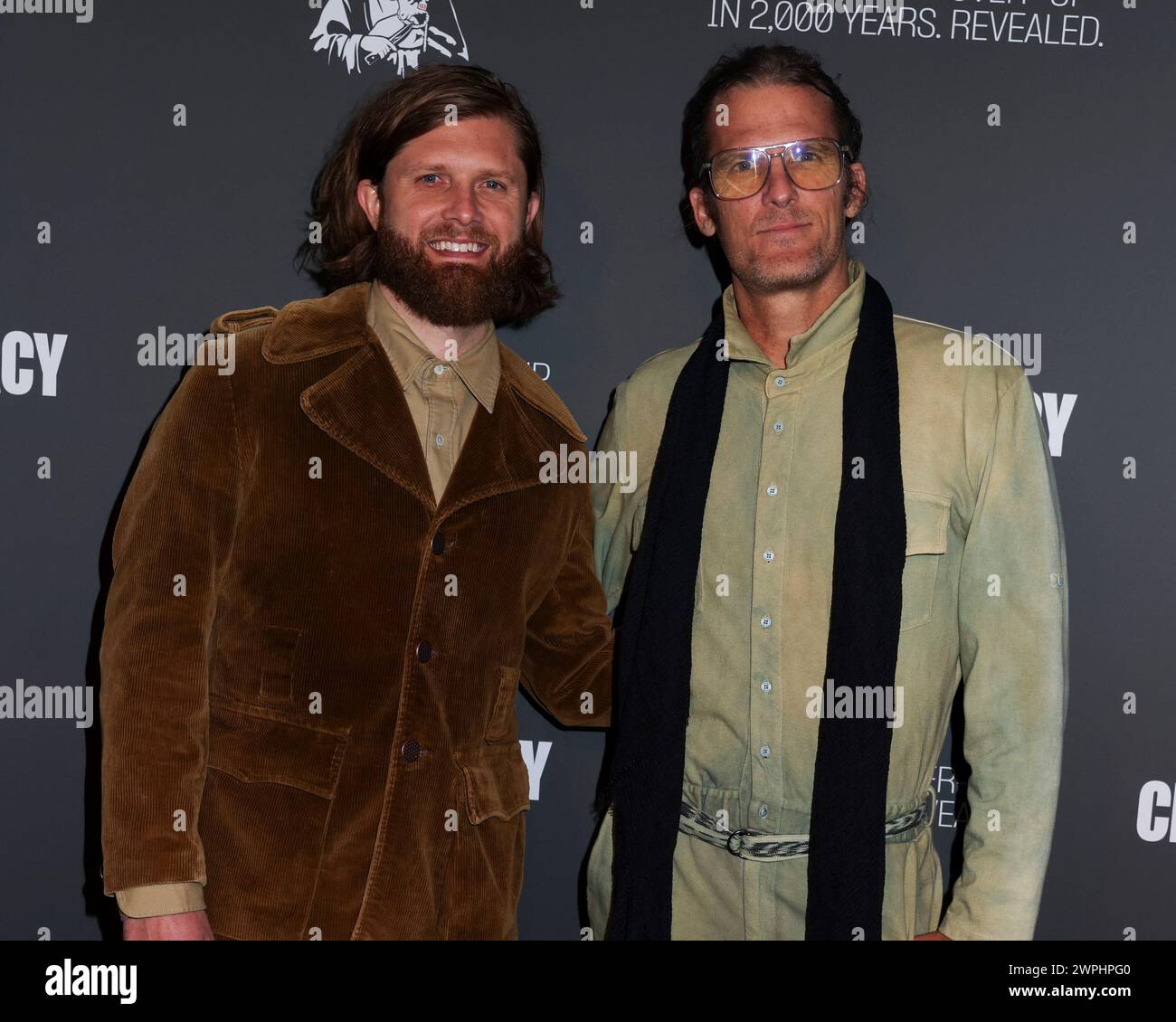 London, UK. 07th Mar, 2024. Kameron Waters and Kip Andersen attend the ...