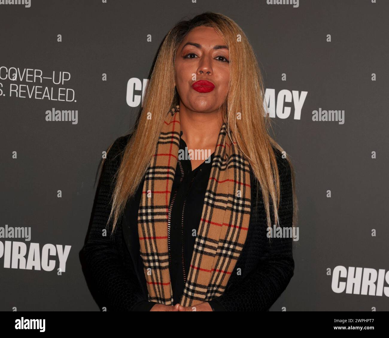 Shadia Dahou attends the Christspiracy UK Premiere at the Tate Modern ...