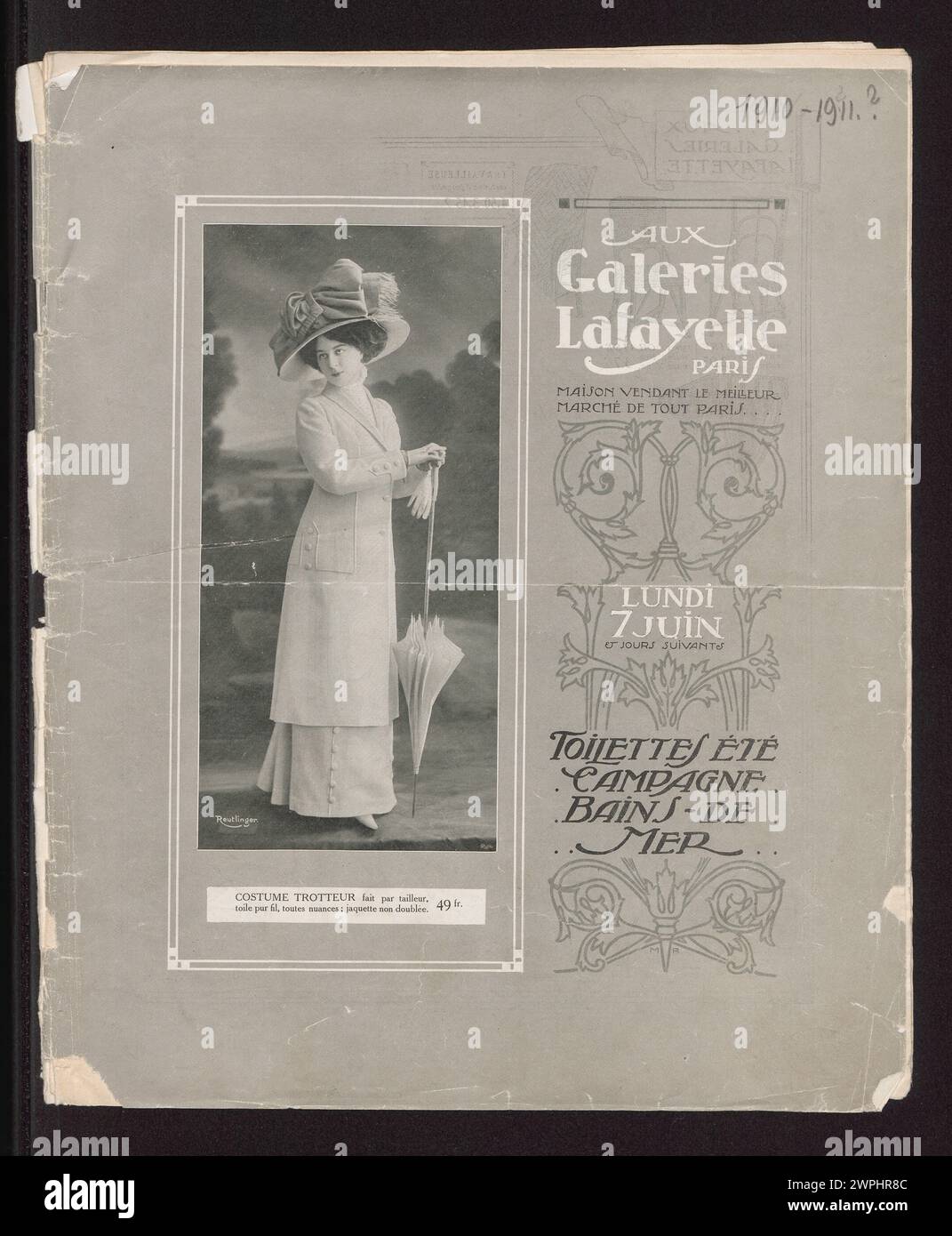 Galeries lafayette paryz 1894 hi-res stock photography and images - Alamy