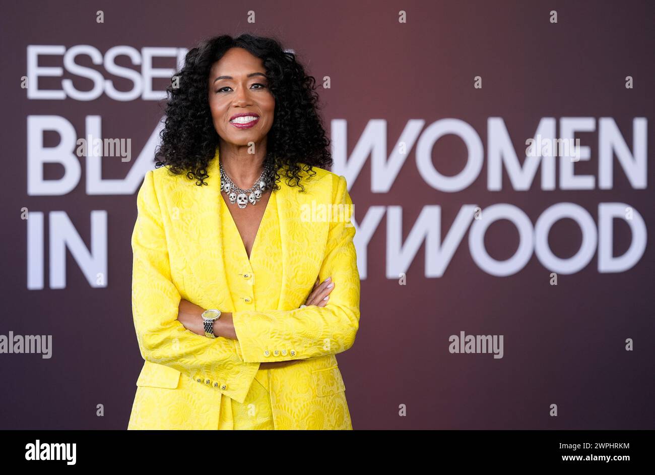 Honoree Kathryn Busby poses at the 2024 Essence Black Women in ...