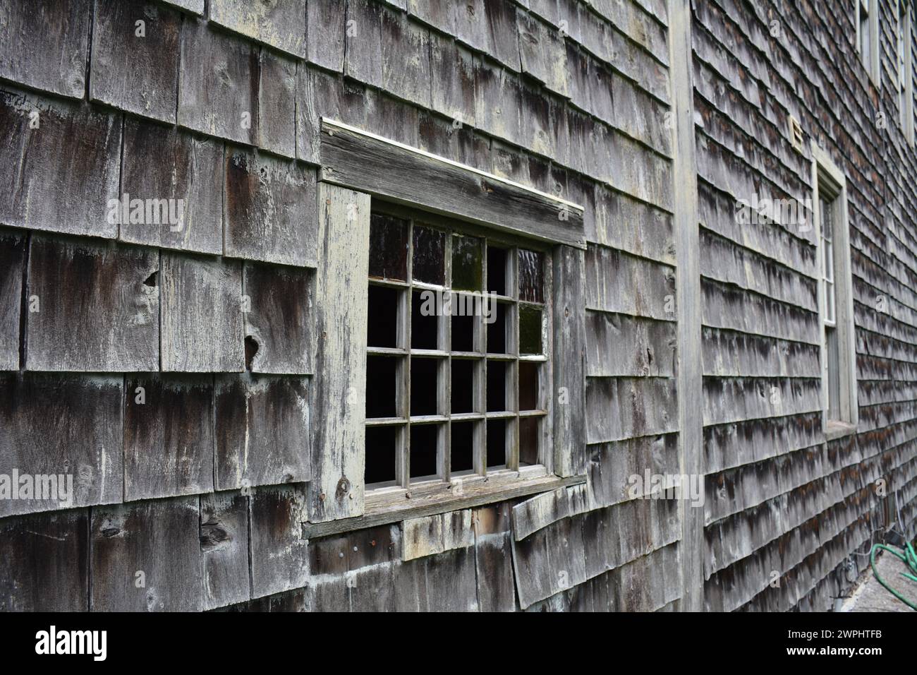 East Coast cedar shake house and its various parts forming design of ...