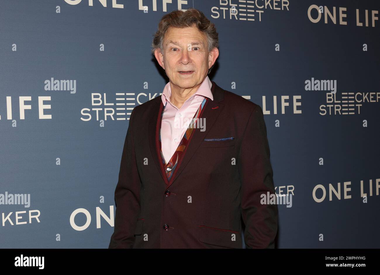 Nick Winton attends the premiere of "One Life," at the Museum of Jewish ...