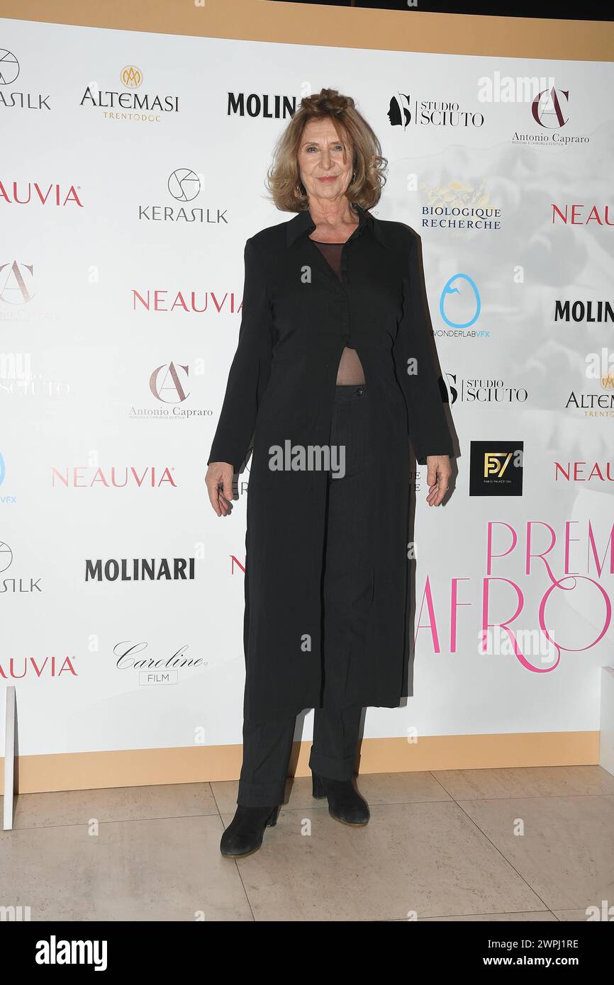 Rome, Italy. 07th Mar, 2024. Rome, Cinema Barberini "Aphrodite Award ...