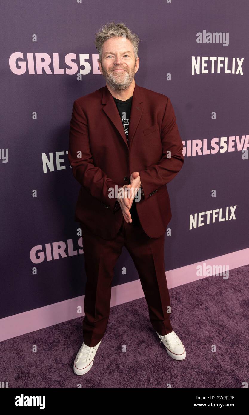 New York, USA. 07th Mar, 2024. Dave Holmes attends Girls5eva by Netflix ...