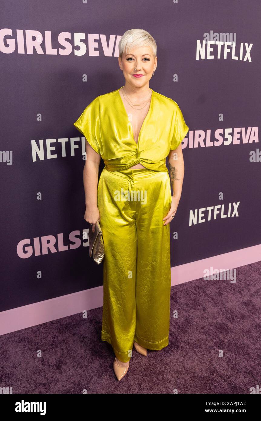New York, USA. 07th Mar, 2024. Sarah Jenkins attends Girls5eva by ...