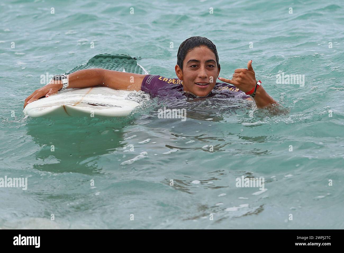 Florianopolis, Brazil, 07h Mar, 2023. Surfer Daniella Rosas (PER ...