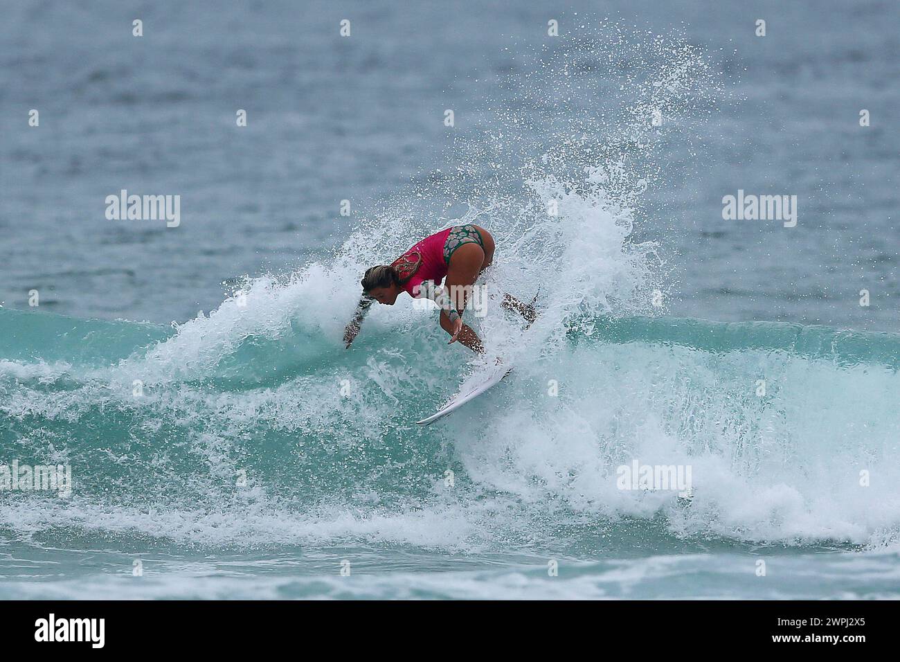 Florianopolis, Brazil, 07h Mar, 2023. Surfer Laura Raupp (BRA ...
