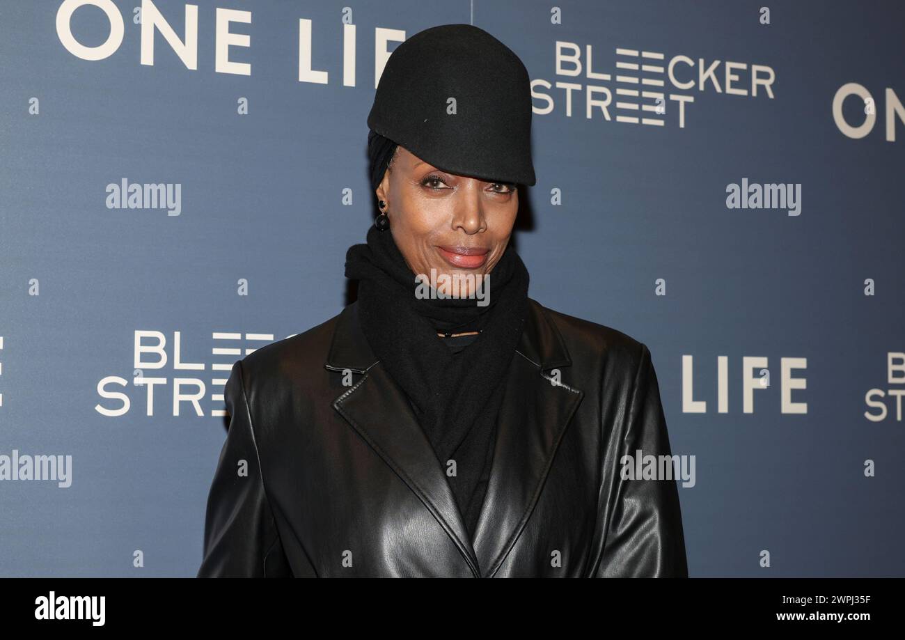Coco Mitchell attends the premiere of "One Life" at the Museum of ...