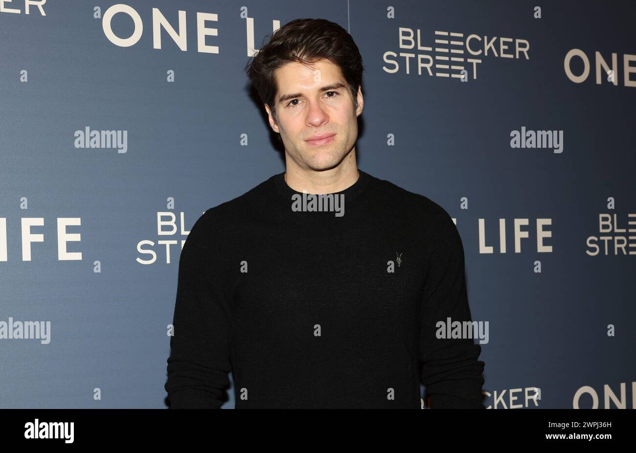 Asher Grodman attends the premiere of "One Life" at the Museum of ...