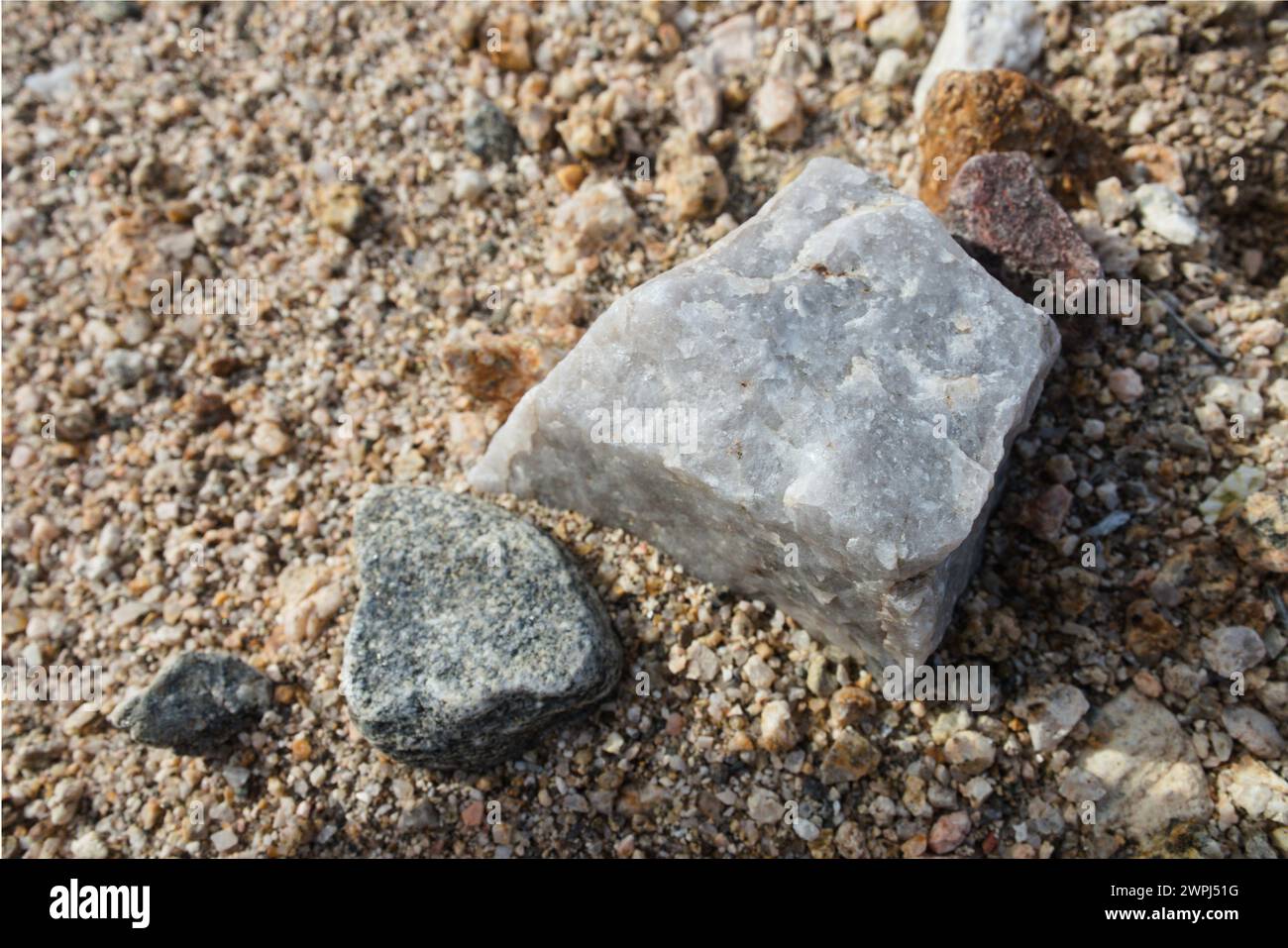 Macro wide angle studay of rocks, shape, texture, patterns & lines on ...