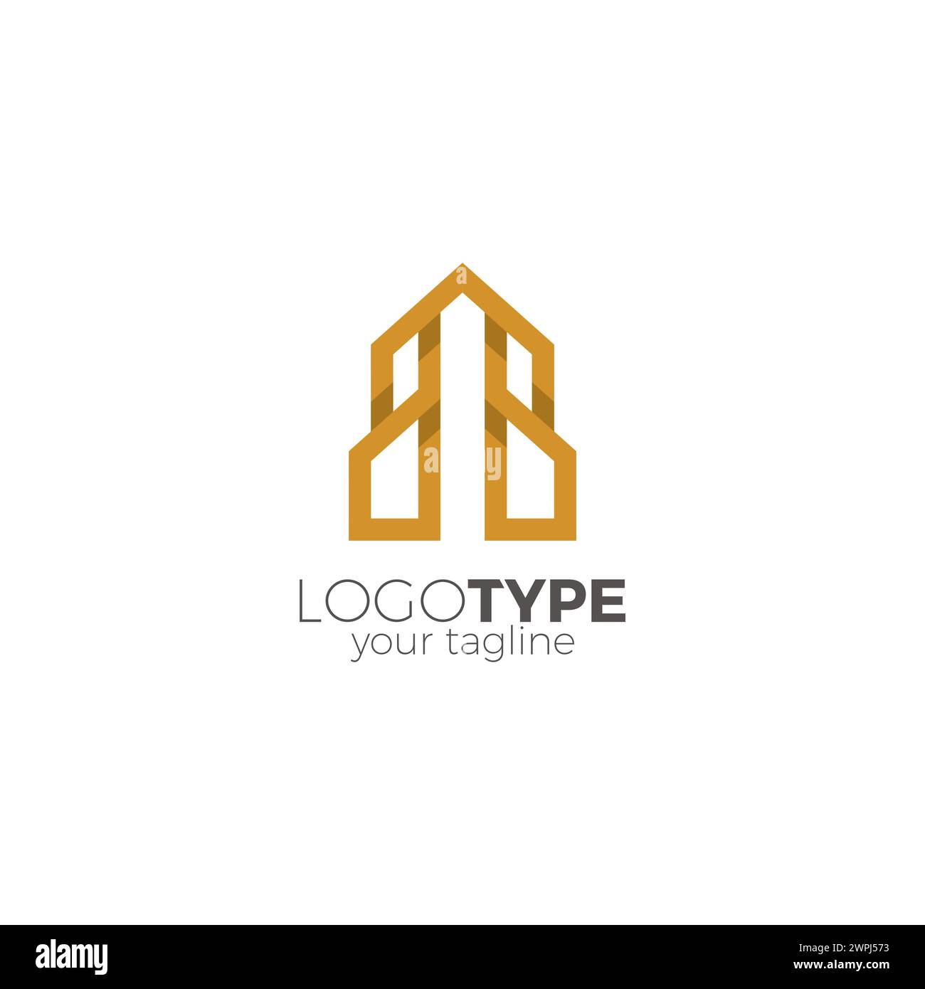 BB Building Logo Simple. Letter B Home Logo Stock Vector Image & Art ...