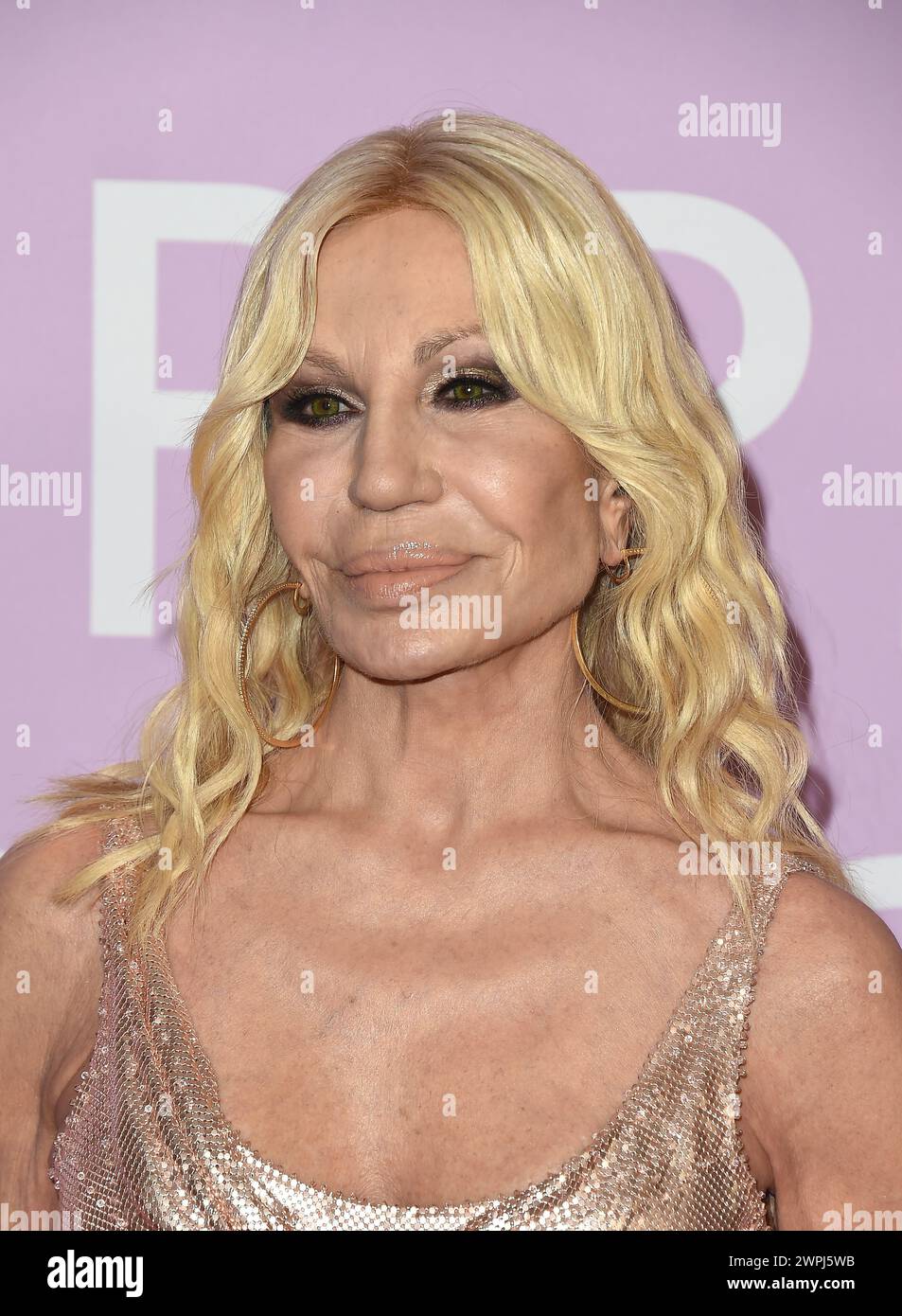 West Hollywood, USA. 06th Mar, 2024. Donatella Versace arriving to the ...