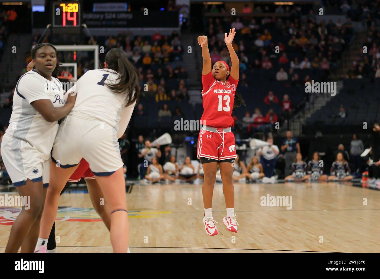 Minneapolis, Minnesota, USA. 7th Mar, 2024. Wisconsin Badgers guard ...