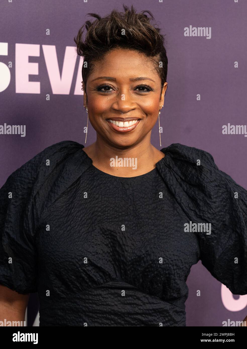 Montego Glover attends Girls5eva by Netflix premiere in Paris Theater ...