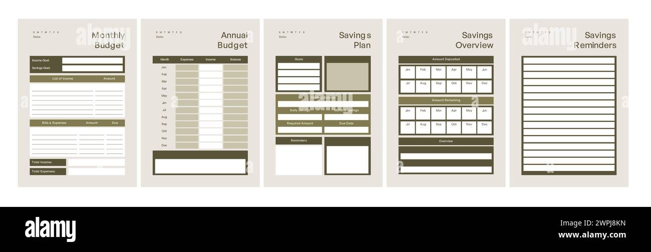 Planner template for daily planning and organizing Stock Vector Image ...
