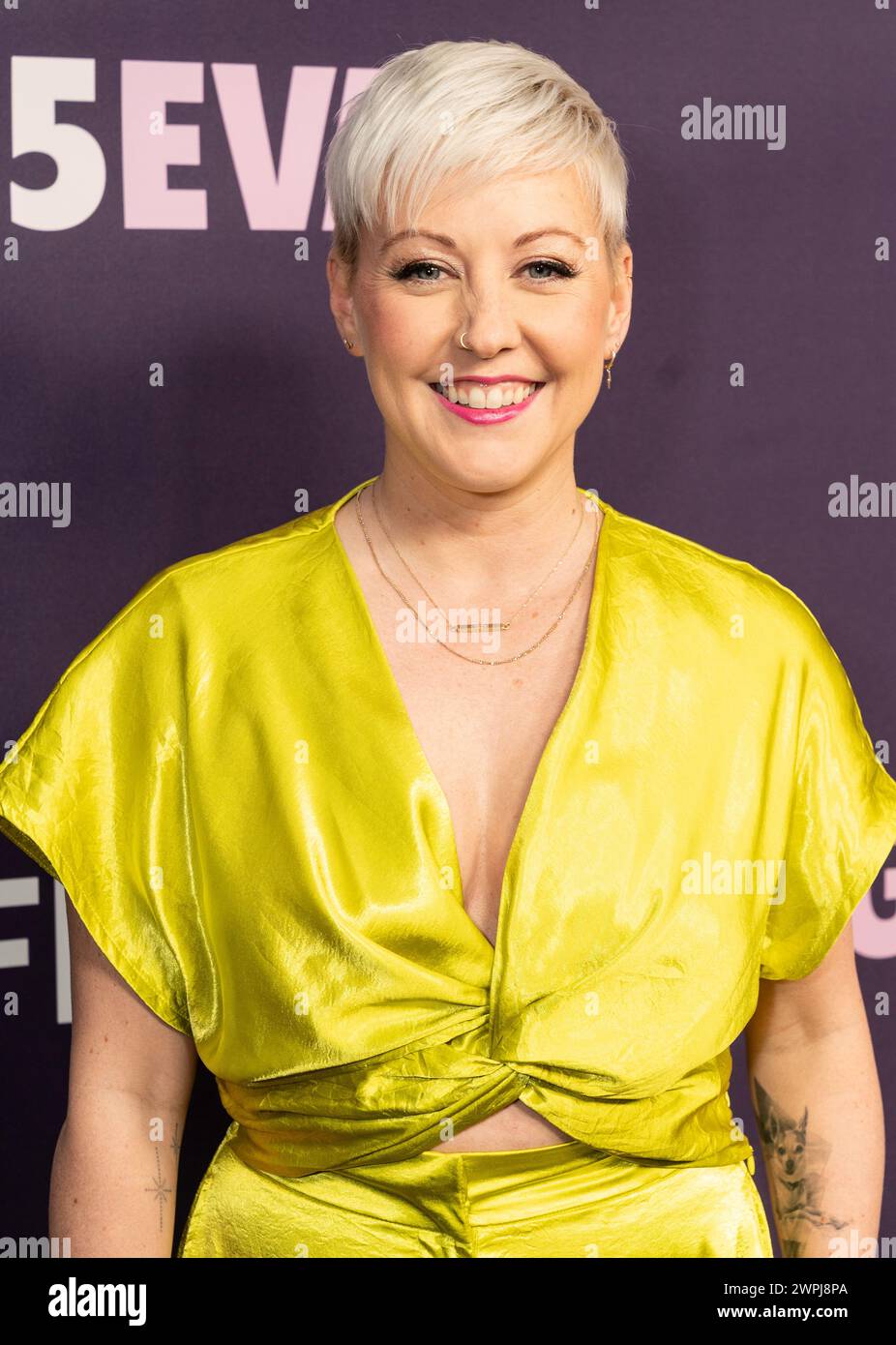 Sarah Jenkins attends Girls5eva by Netflix premiere in Paris Theater in ...