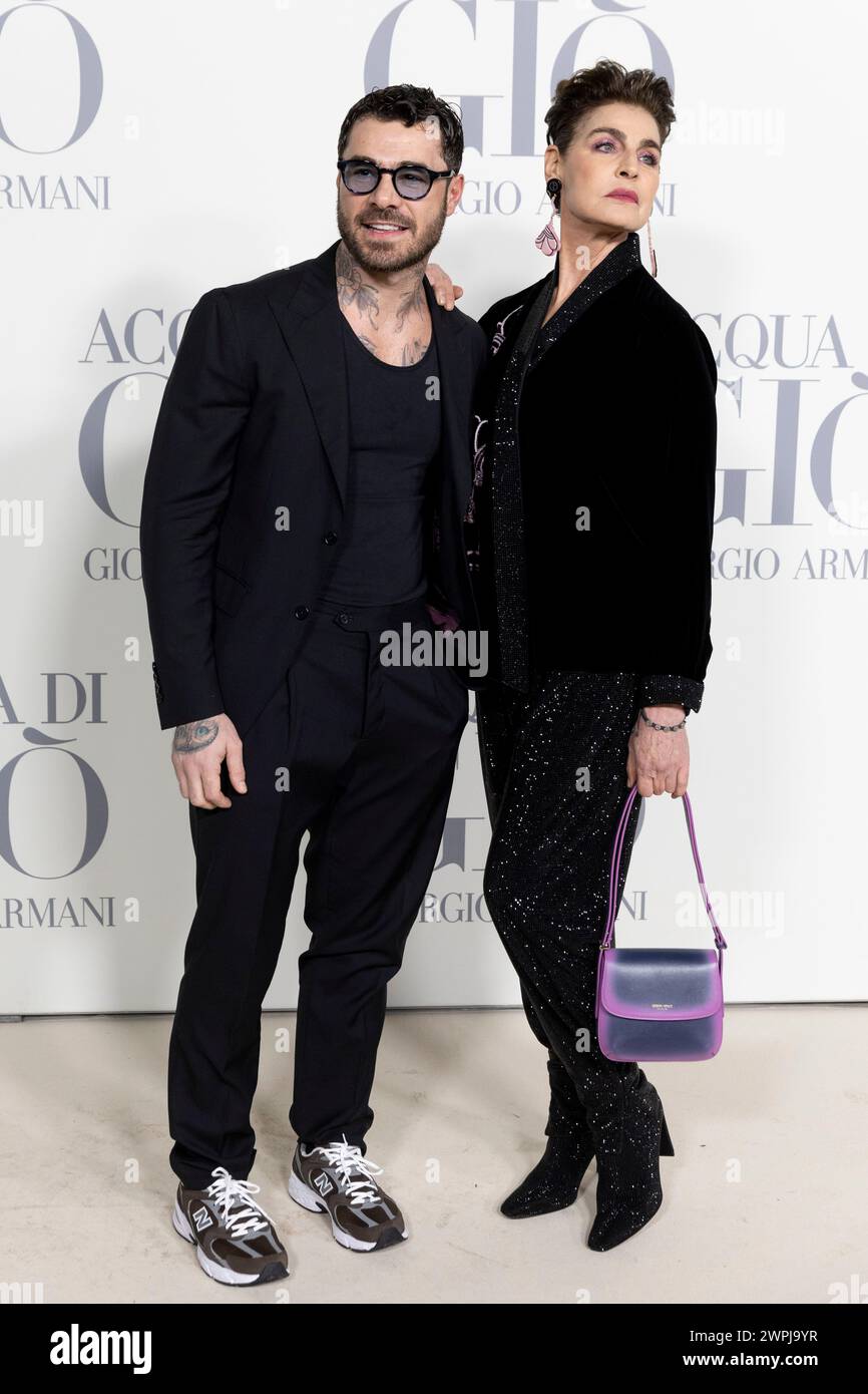 Antonia Dell’Atte attends the Giorgio Armani' Photocall at Matadero ...