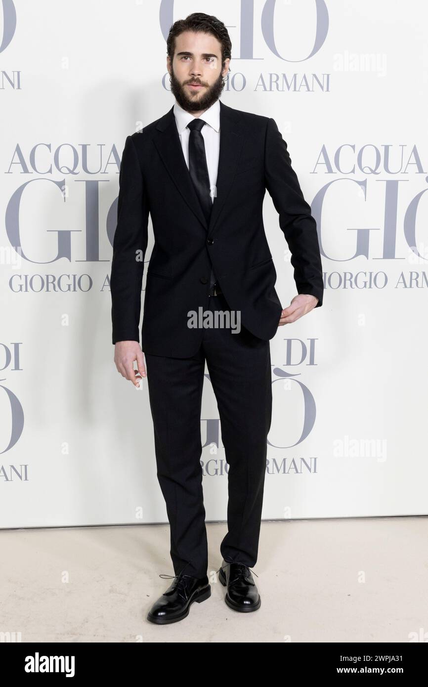 Julio fernandez attends the Giorgio Armani' Photocall at Matadero ...
