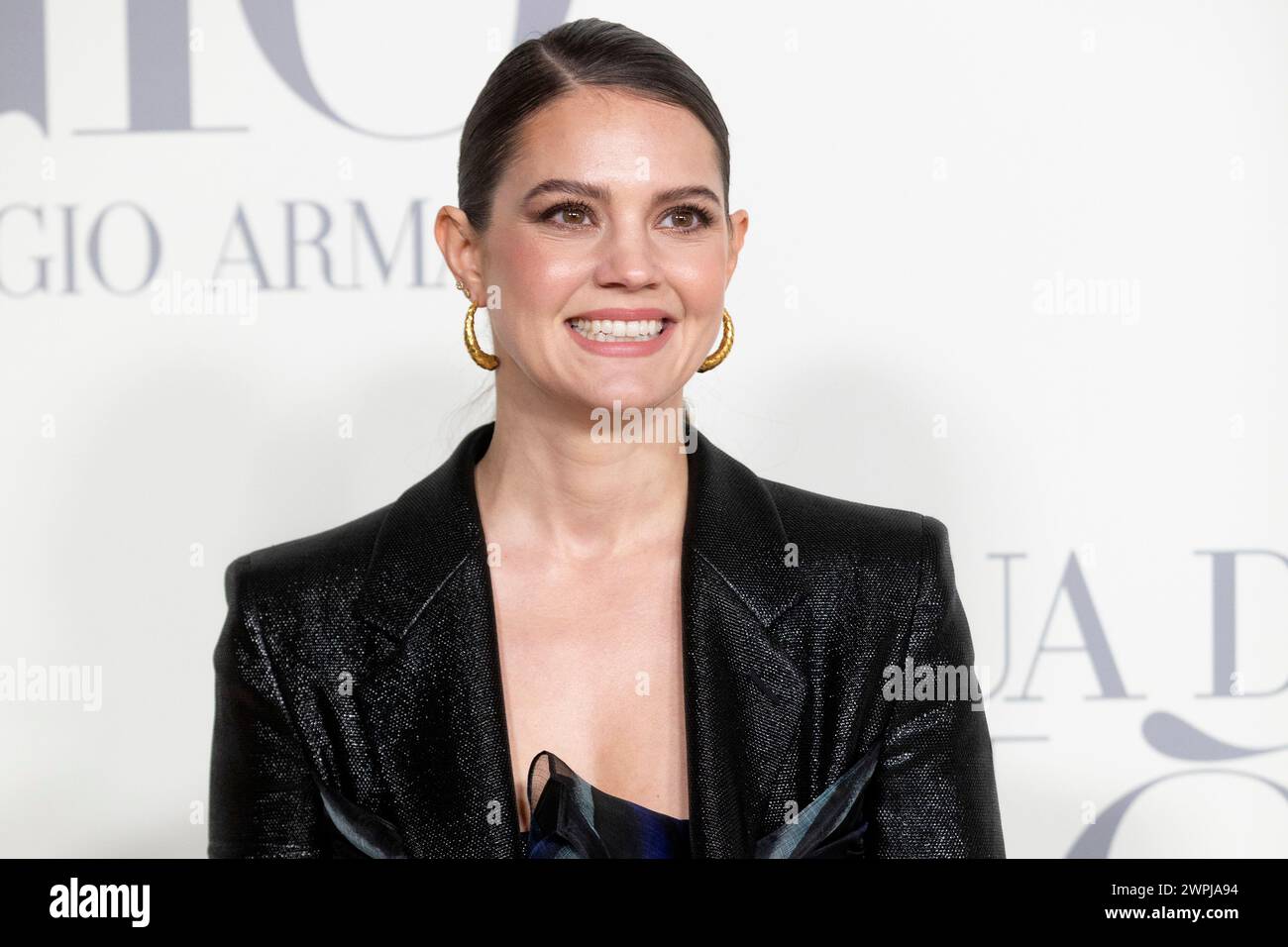 Isabelle Junot attends the Giorgio Armani' Photocall at Matadero Madrid ...