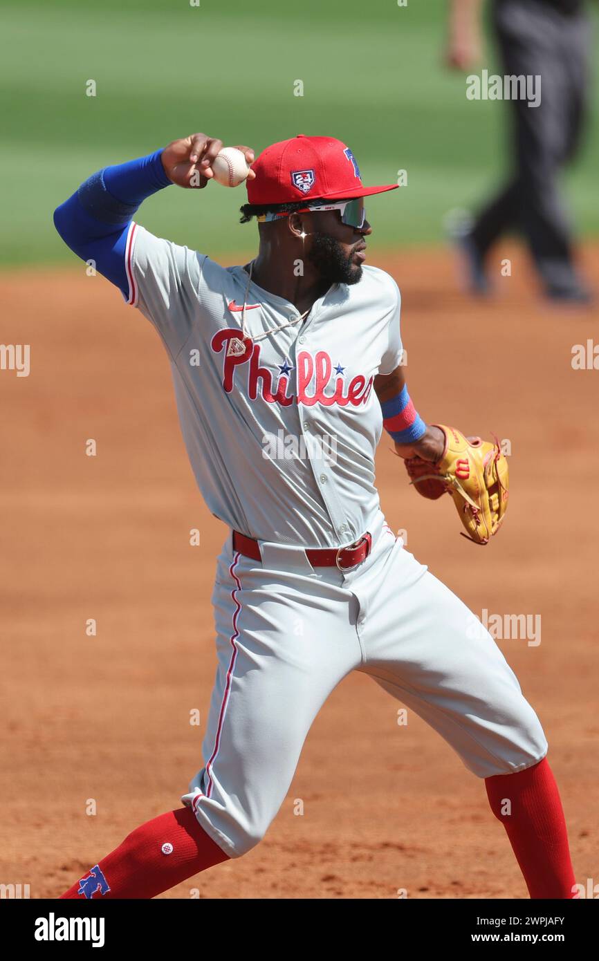 Port Charlotte, FL: Philadelphia Phillies shortstop Rodolfo Castro (29 ...