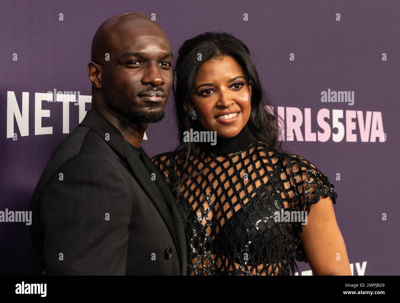Loic Mabanza and Renee Elise Goldsberry attend Girls5eva by Netflix ...