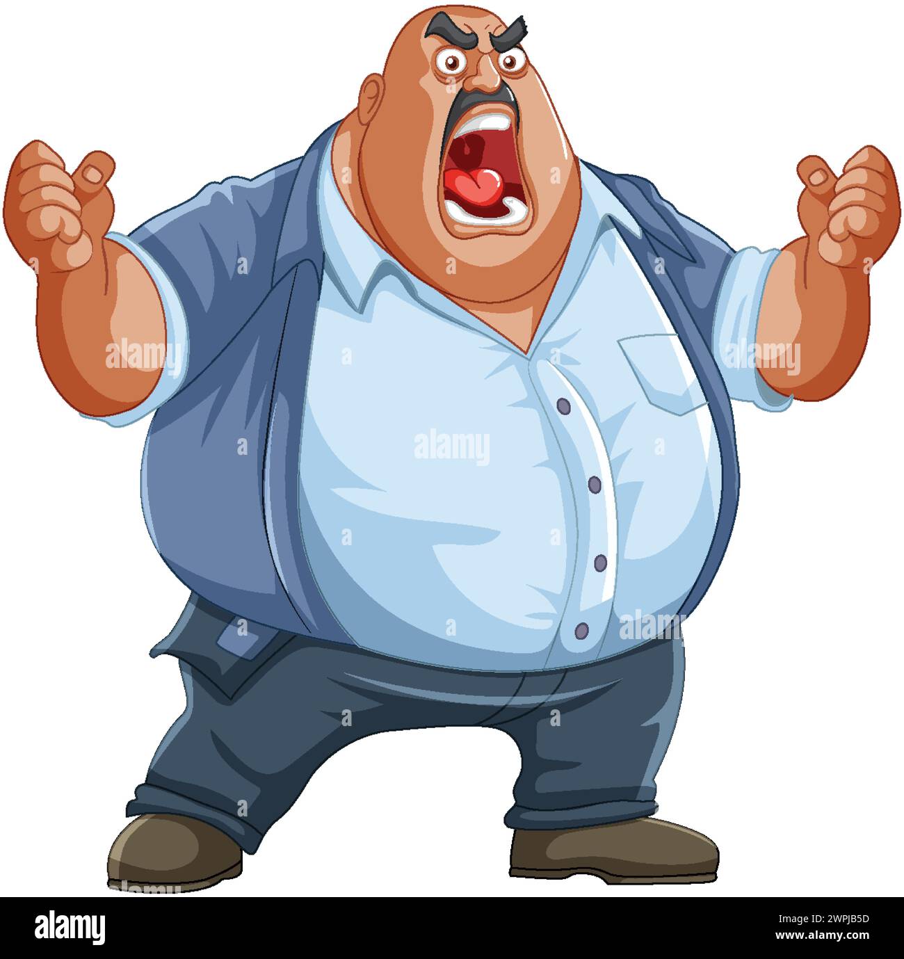 Intimidation vector vectors Cut Out Stock Images & Pictures - Alamy