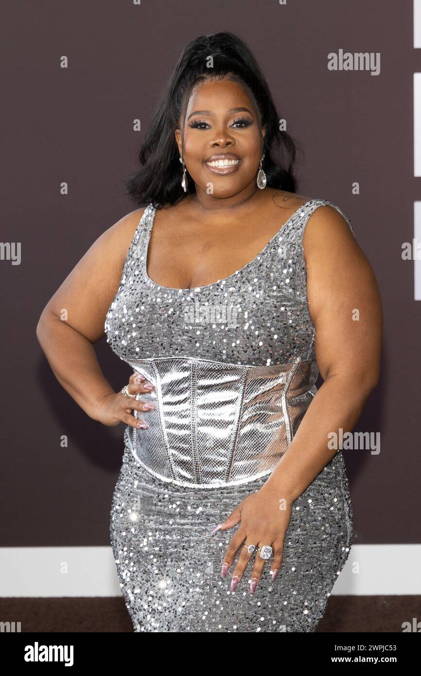 Los Angeles, USA. 07th Mar, 2024. Amber Riley attends the arrivals of ...
