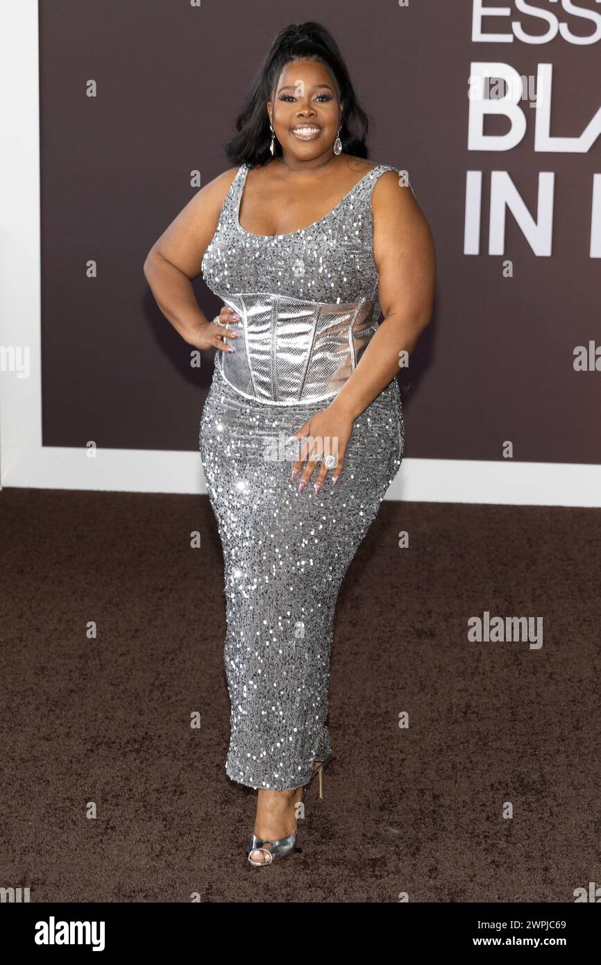 Los Angeles, USA. 07th Mar, 2024. Amber Riley attends the arrivals of ...