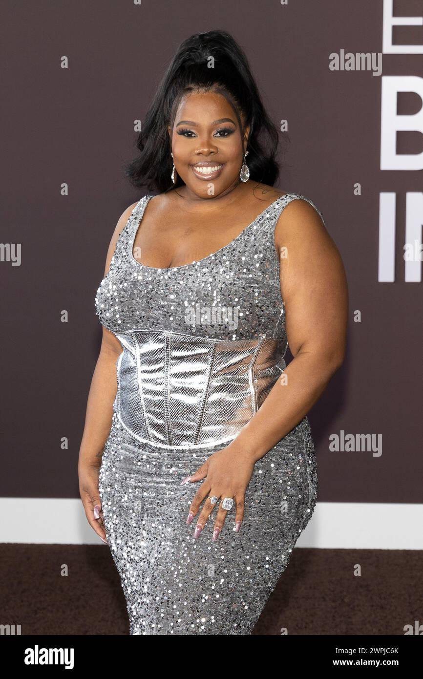 Los Angeles, USA. 07th Mar, 2024. Amber Riley attends the arrivals of ...