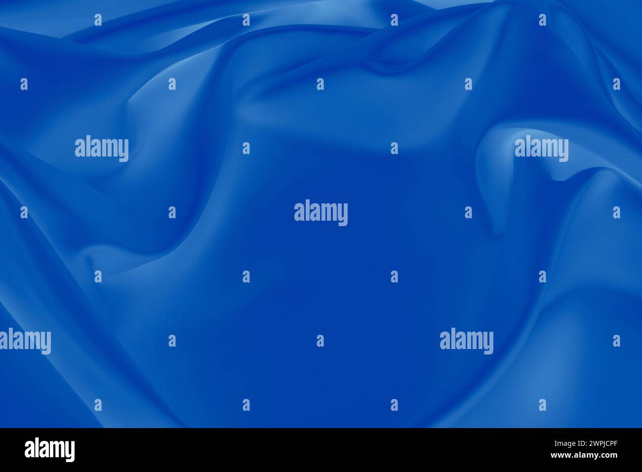 Lines in blue silk fabric satin background Stock Photo - Alamy