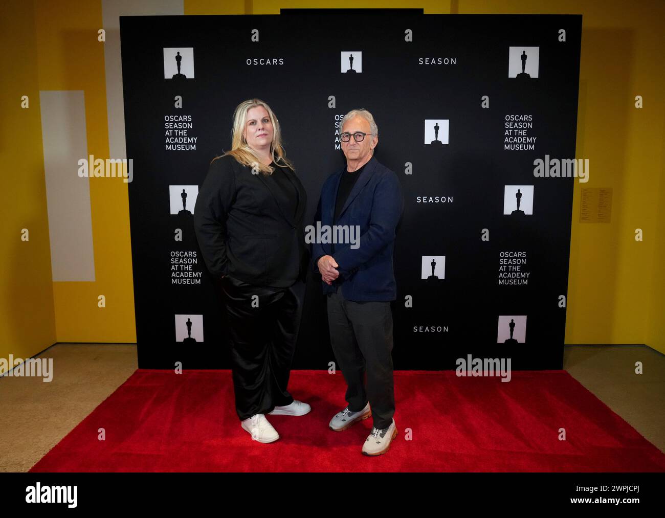 Amy Durning, left, and Fred Berner attend the 96th Academy Awards ...