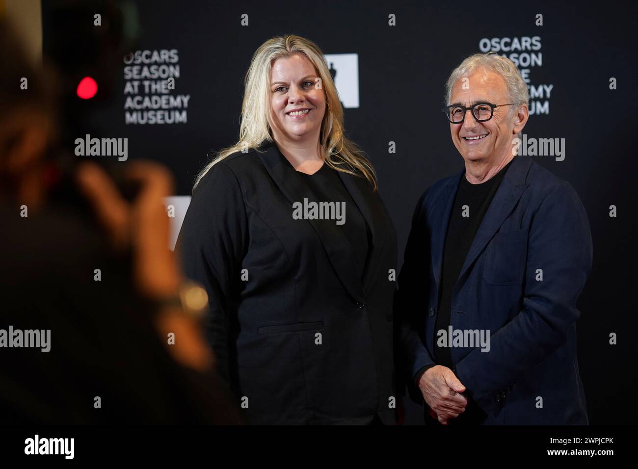 Amy Durning, left, and Fred Berner attend the 96th Academy Awards ...