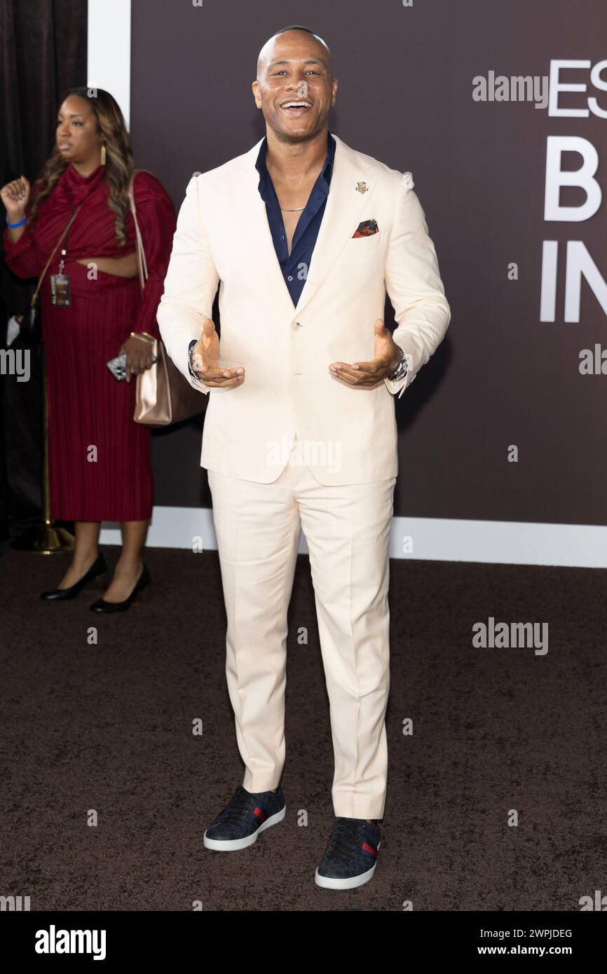 Los Angeles, USA. 07th Mar, 2024. Devon Franklin attends the arrivals ...