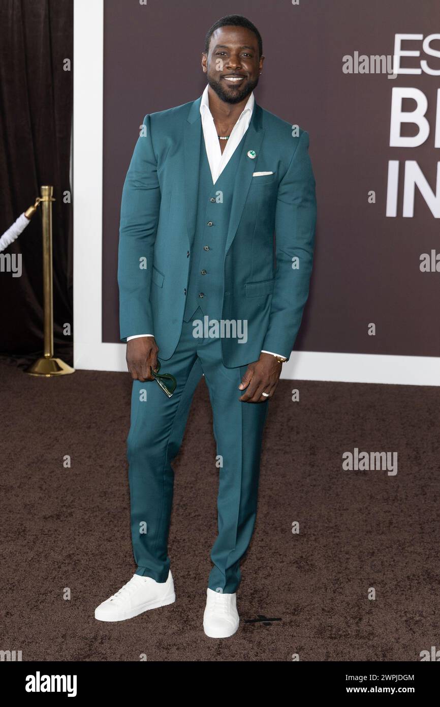 Los Angeles, USA. 07th Mar, 2024. Lance Gross attends the arrivals of the 2024 ESSENCE Black ...