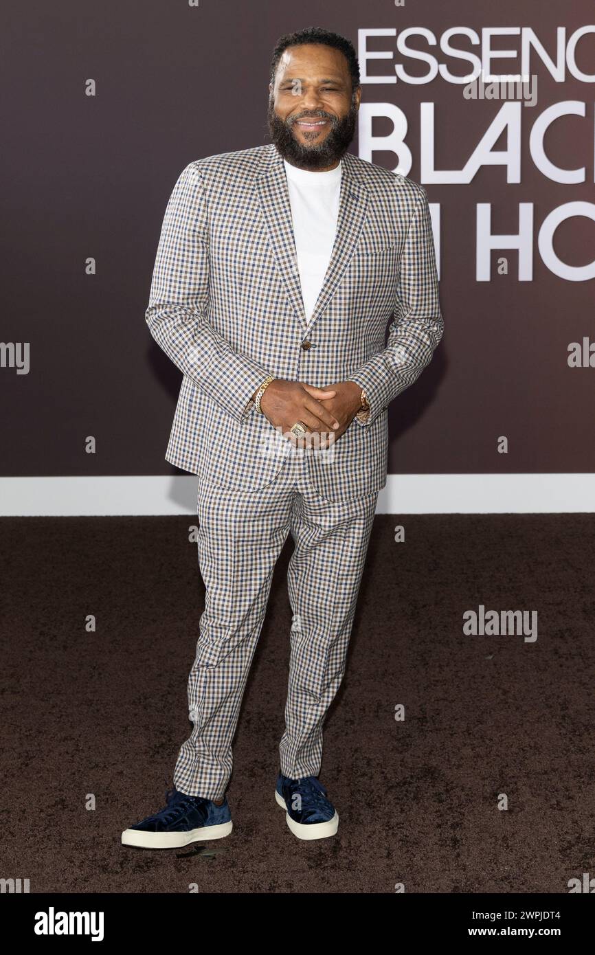 Los Angeles, USA. 07th Mar, 2024. Anthony Anderson attends the arrivals ...