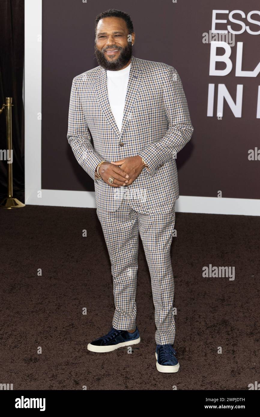 Los Angeles, USA. 07th Mar, 2024. Anthony Anderson attends the arrivals ...