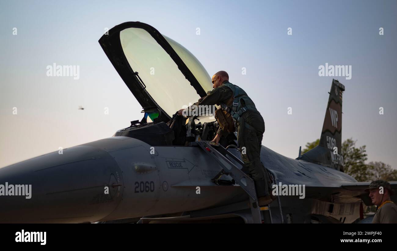 Col. Matthew “Wolf 64” Gaetke, 8th Fighter Wing commander, steps into ...