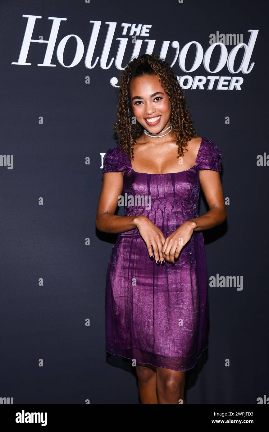 Los Angeles, USA. 07th Mar, 2024. Zaria Simone walking on the red ...