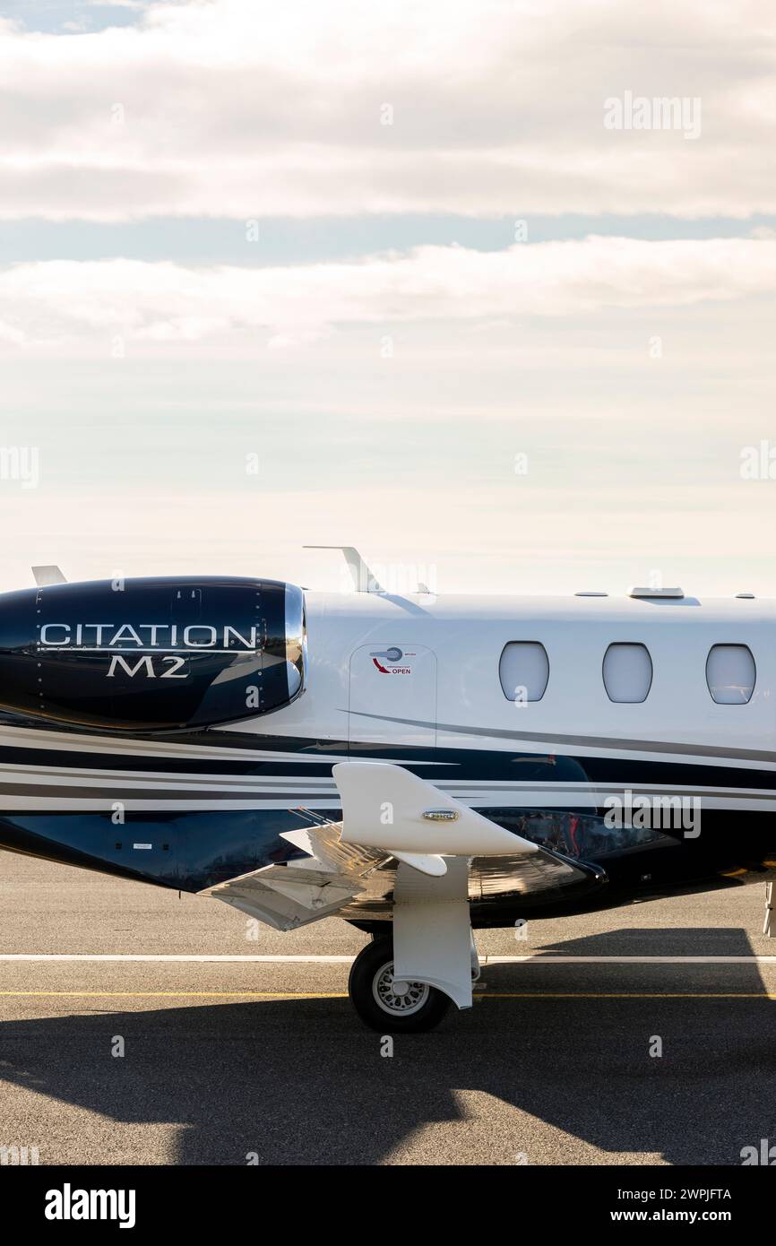 Cessna 525 Citation M2 at Biarritz Airport, France Stock Photo - Alamy