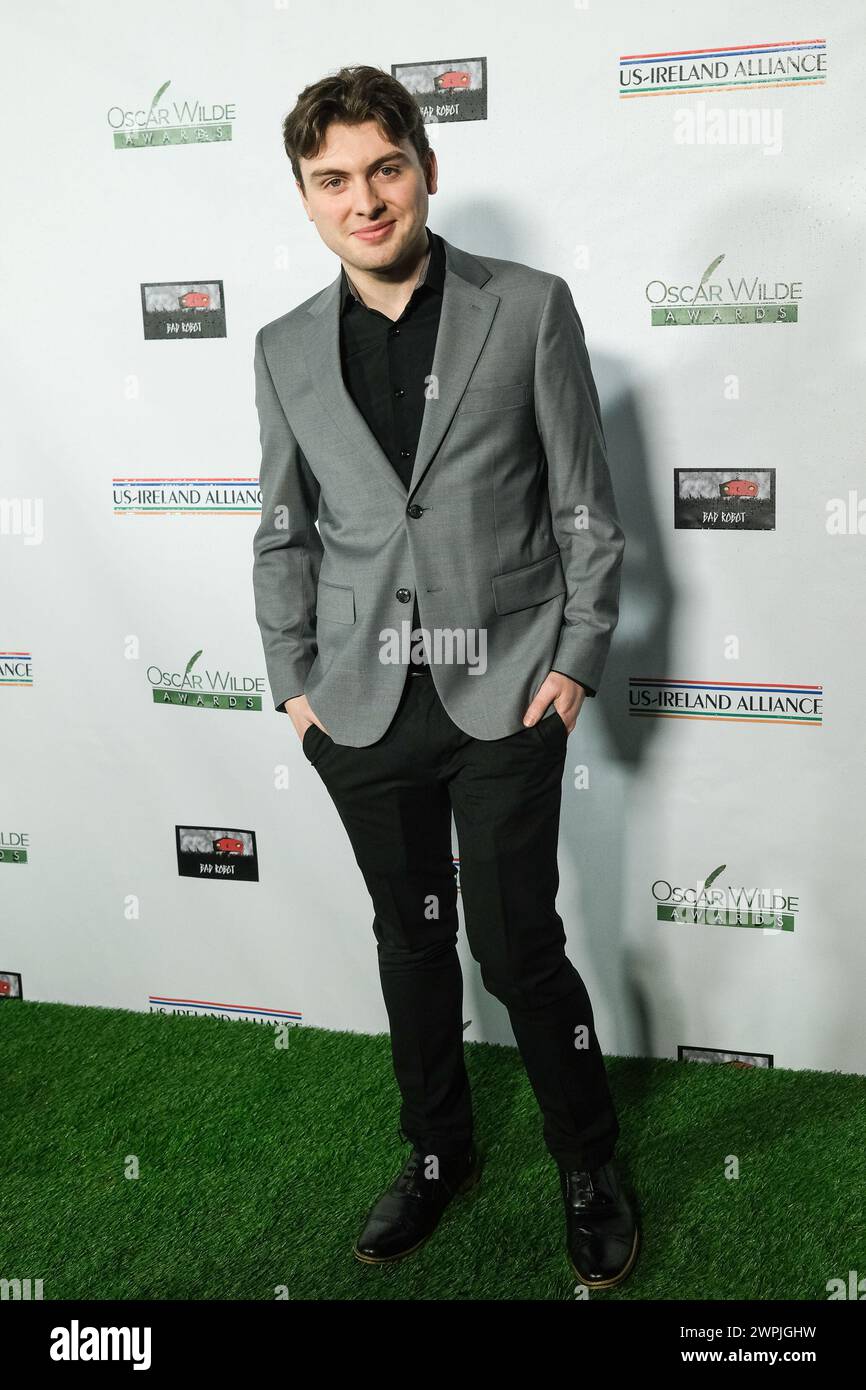 Santa Monica, USA. 07th Mar, 2024. Myles Feerick arrives at the 18th ...