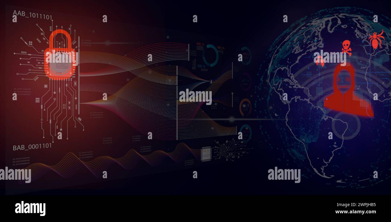 hacker using WIFI online attacked business around the world . hacker ...