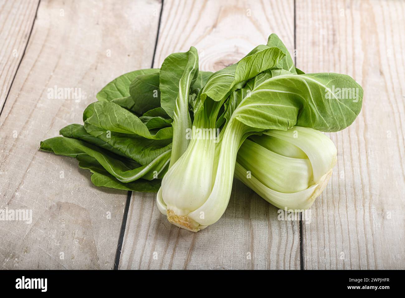 Asian cuisine fresh raw salad Pak Choi heap Stock Photo - Alamy