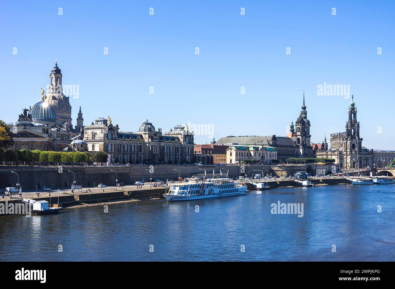Dresden, Sachsen, Deutschland Blick auf das historische ...