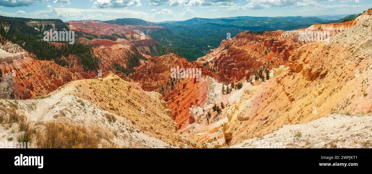 Cedar Breaks National Monument, natural amphitheater in Utah, USA Stock ...