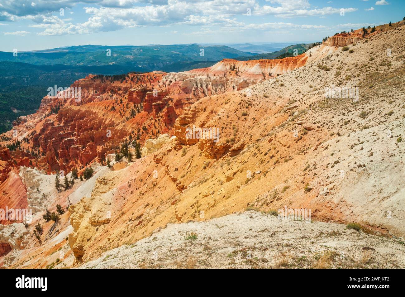 Cedar Breaks National Monument, natural amphitheater in Utah, USA Stock ...